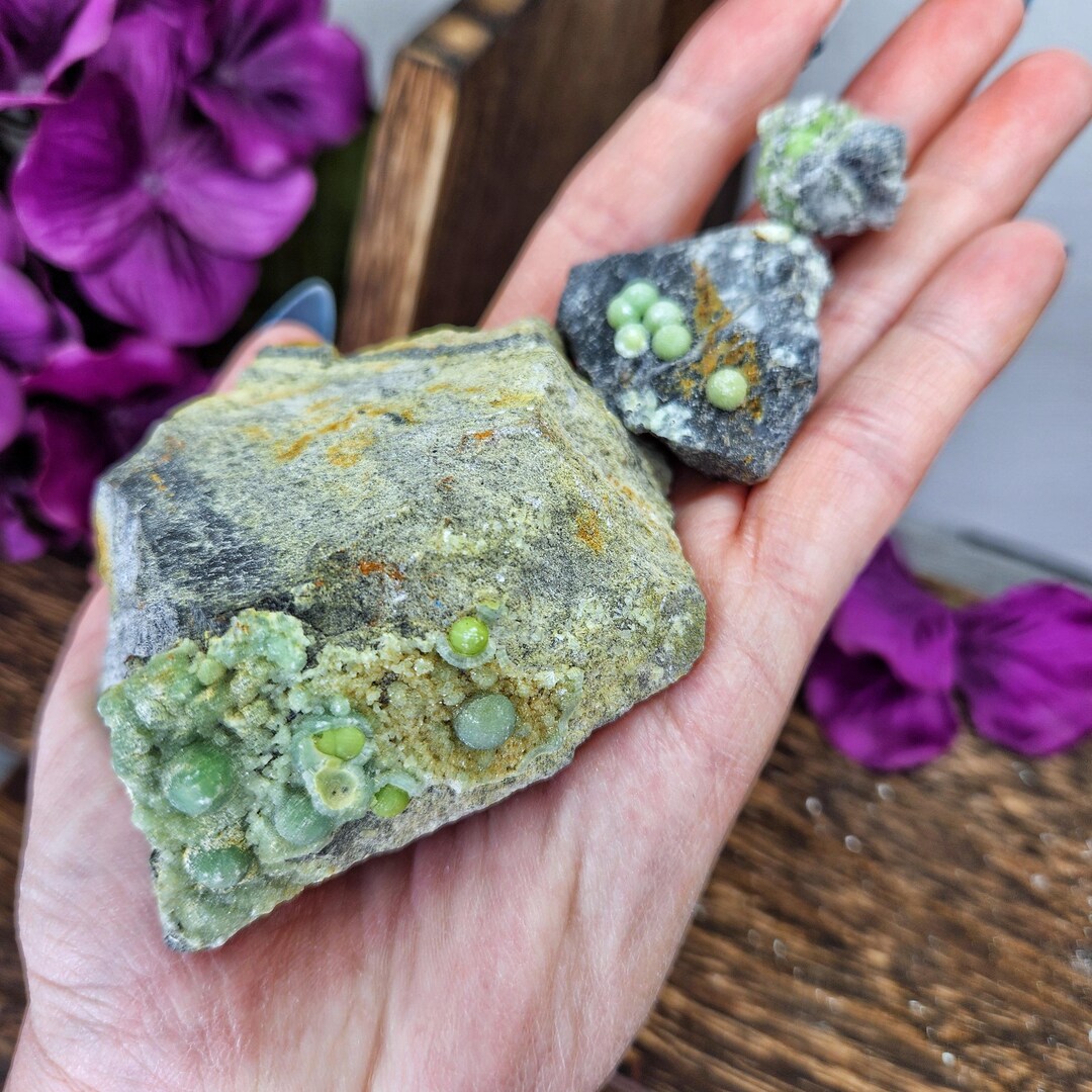Wavellite Specimen Cluster Natural Super High Quality Green Crystal on ...