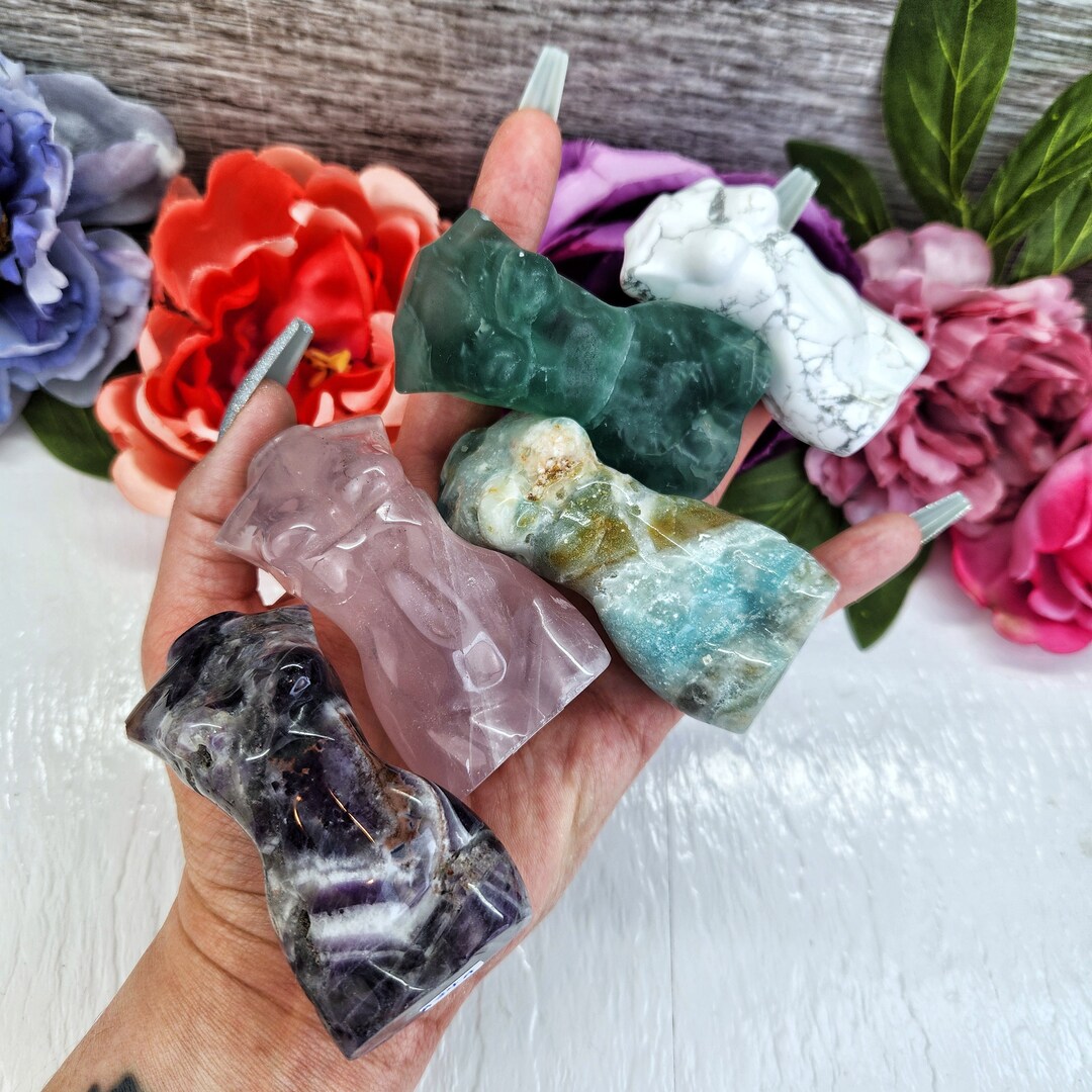 Woman Goddess Female Body Carving Crystal Natural High Quality - Etsy