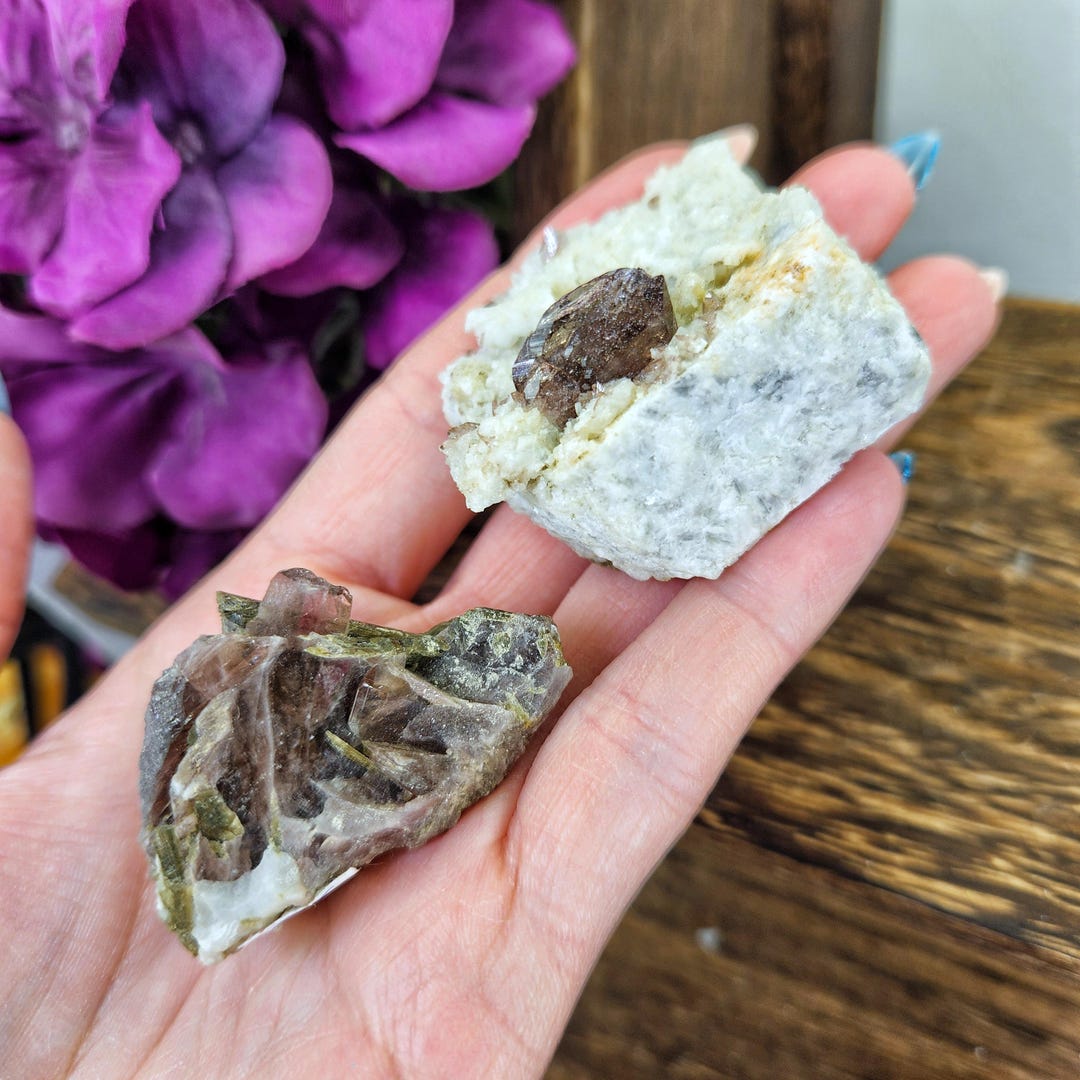 Axinite Specimen 40 Grams Brown Mauve Skardu Pakistan Crystal Natural ...