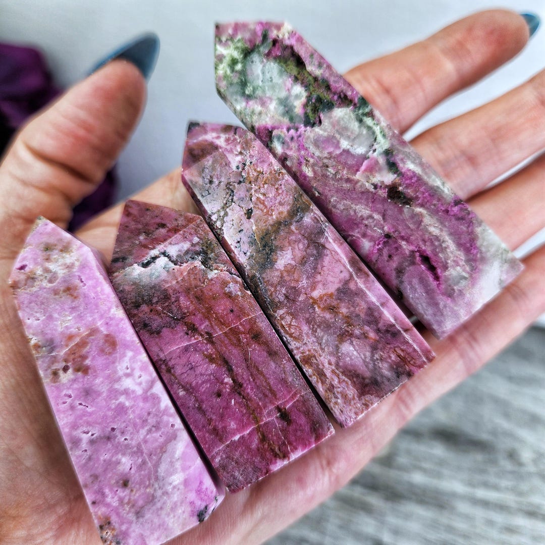 Cobalto Calcite Pink Tower Copper Mineral Collector Love Compassion ...