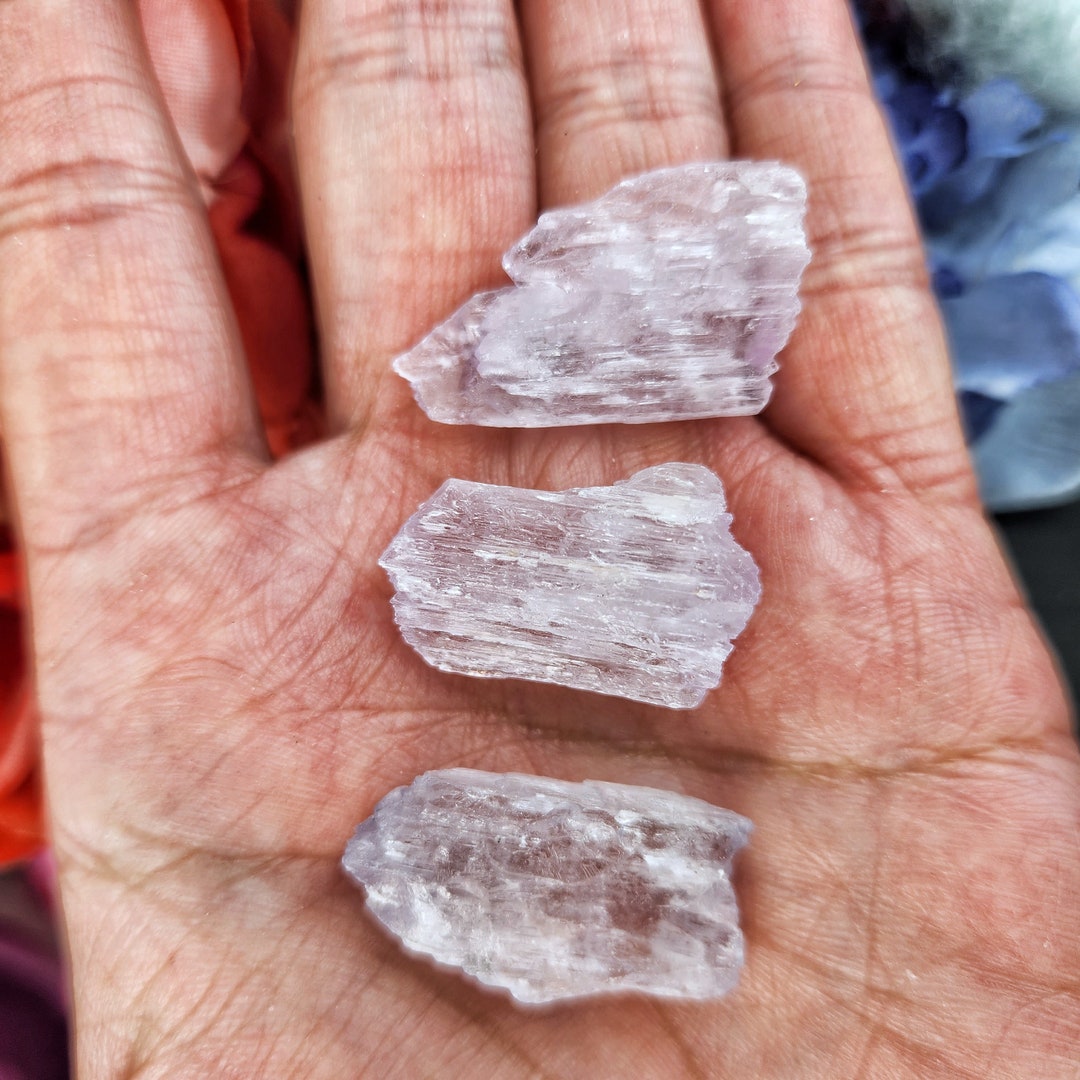 Spodumene Kunzite Perky Box UV Clear Rare Special Natural Raw High ...