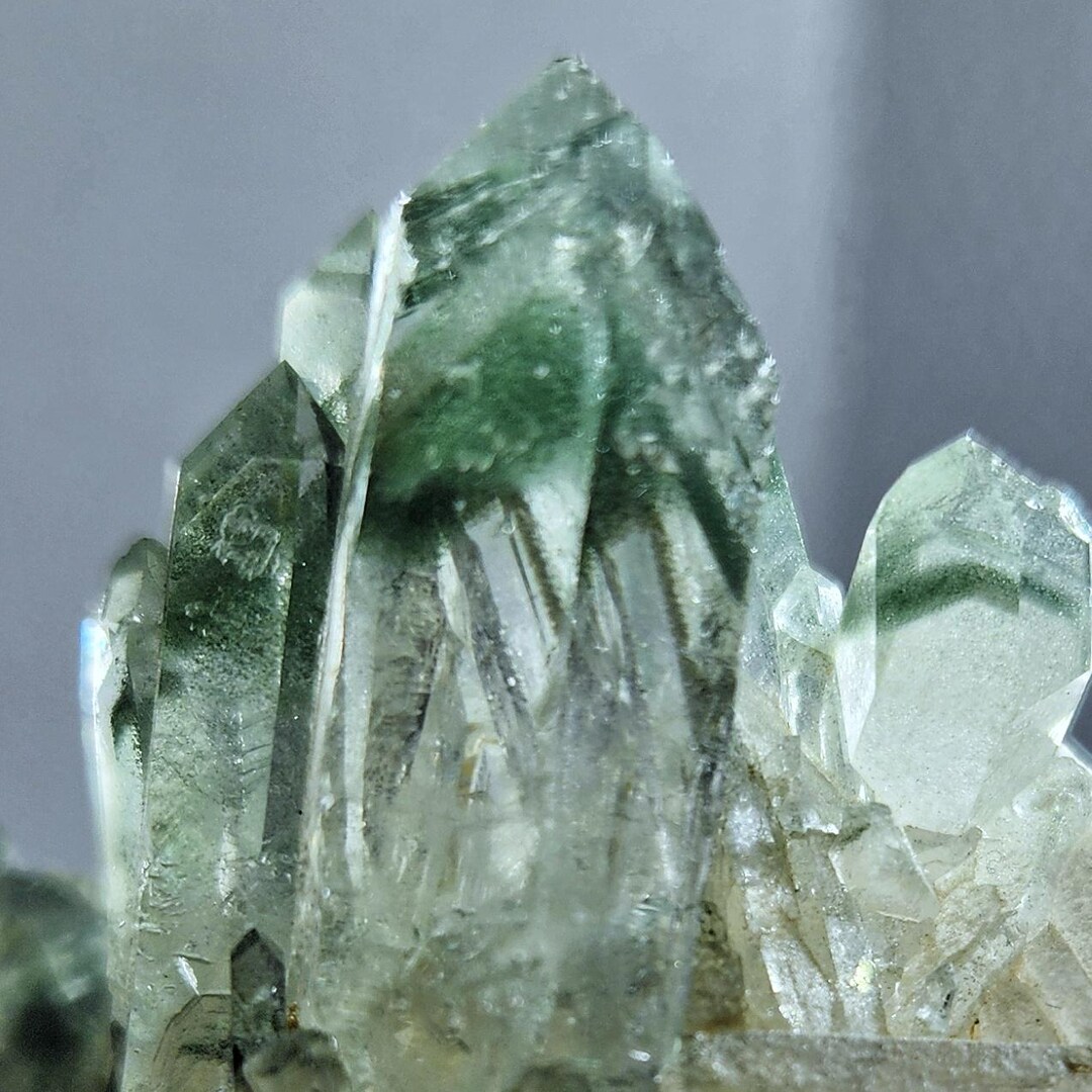 Himalayan Green Phantom Chlorite Included Clear Quartz Garden Crystals ...