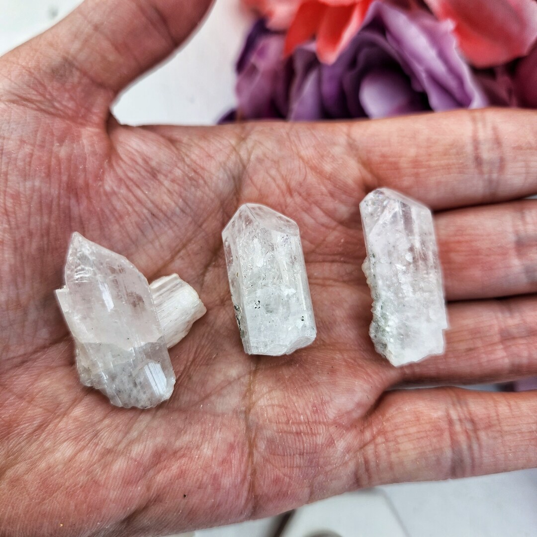 Danburite Specimen Clear Pink Druzy Mexico Mineral Hard to Find ...