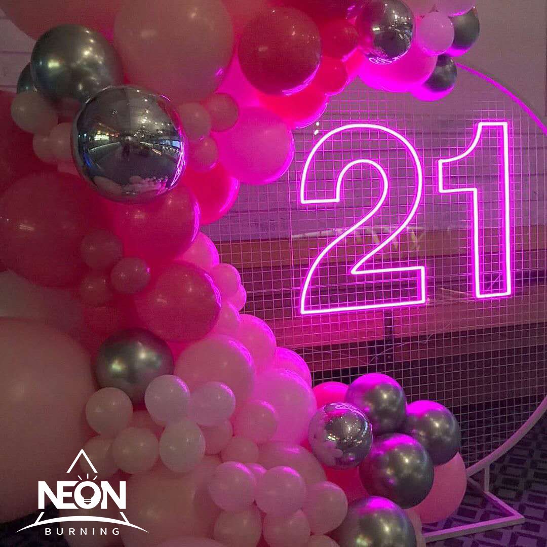 Custom Neon Sign Happy Birthday Neon Lights Birthday Gift Birthday Neon ...