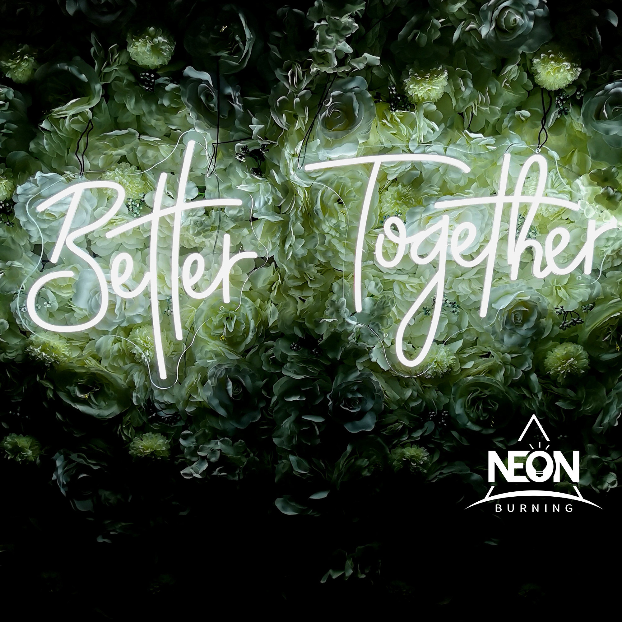Custom Neon Sign | Better Together Neon Lights | Wedding Decor ...