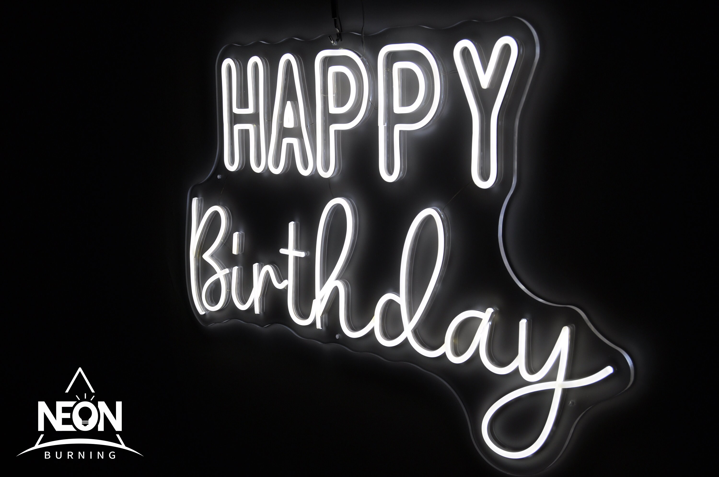 Custom Neon Sign | Happy Birthday Neon Lights | Birthday Gift ...