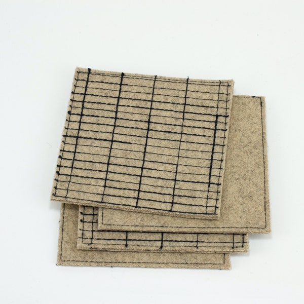 Wool Coasters - Etsy