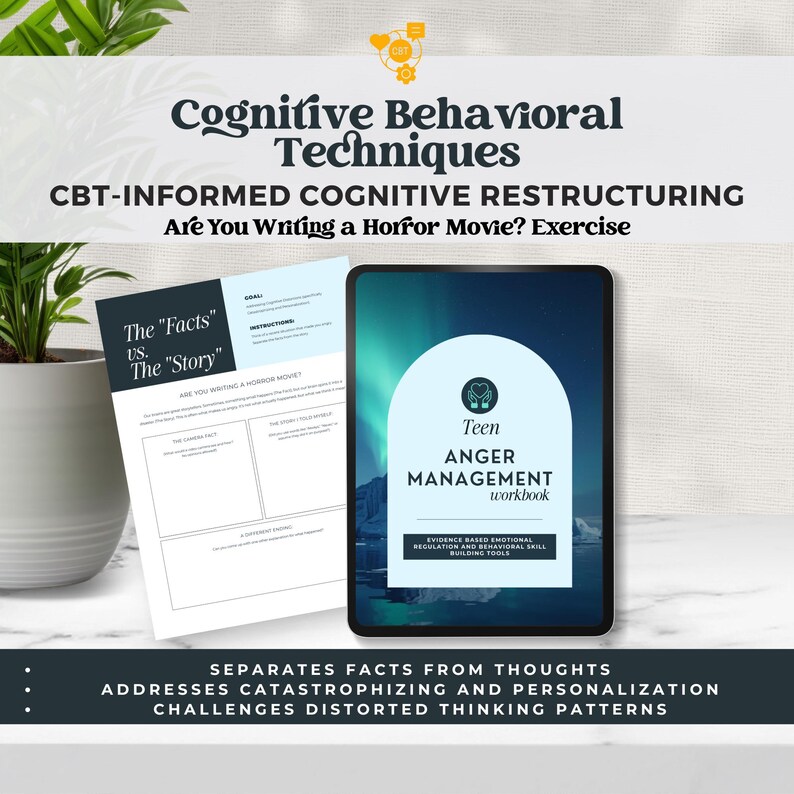 Anger Management Therapy for Teens, Emotional Regulation Worksheets ...