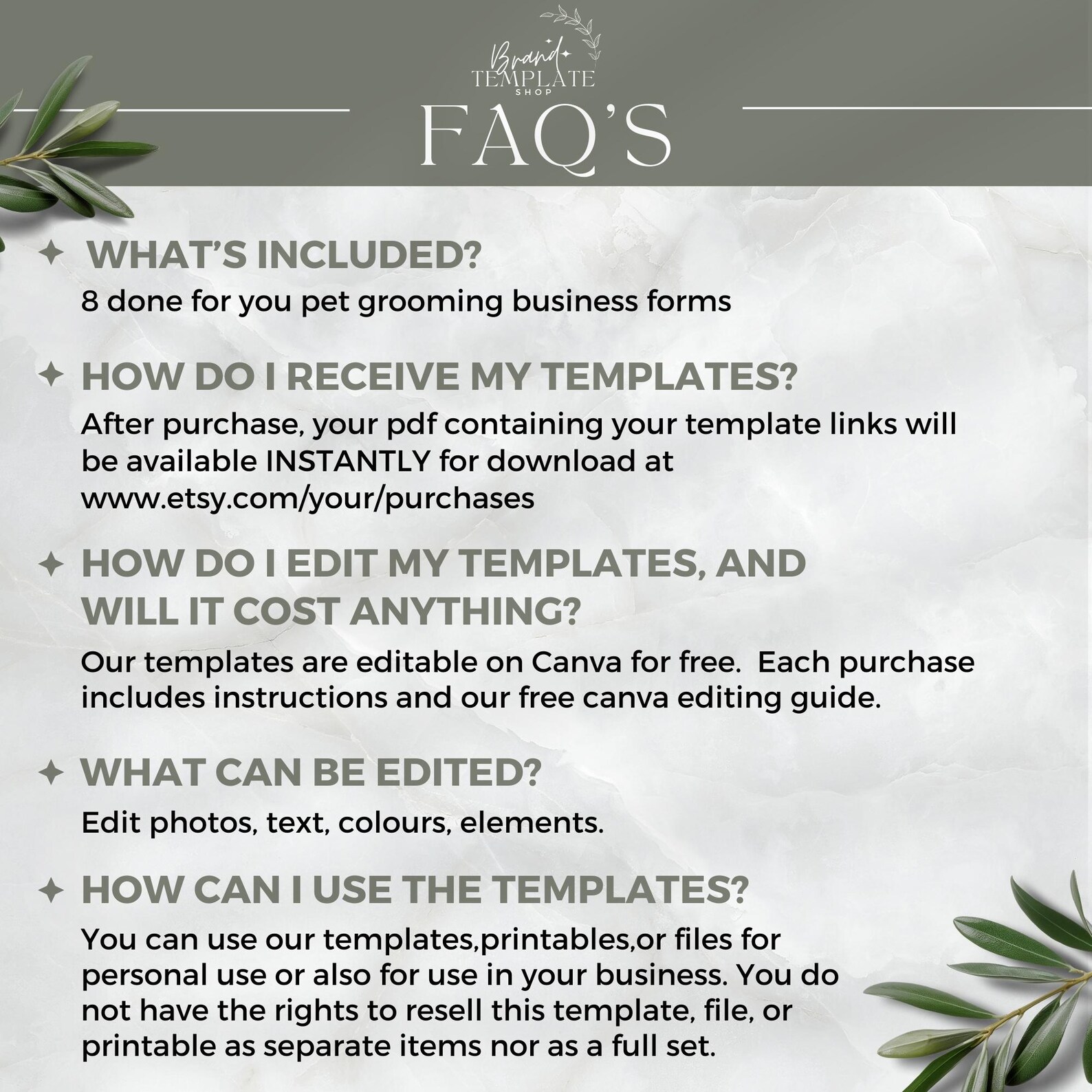 Pet Grooming Release Forms, Salon Client Intake Form, Consent and ...