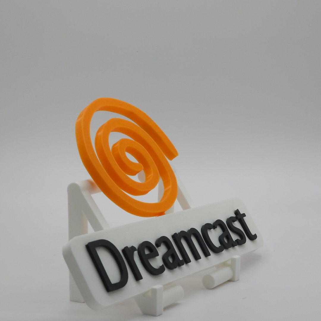 3d-printed Dreamcast Logo: Dive Into Retro Gaming Magic! - Etsy