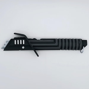 3D Printed Darksaber Hilt Replica With Display Stand | Mandalorian ...
