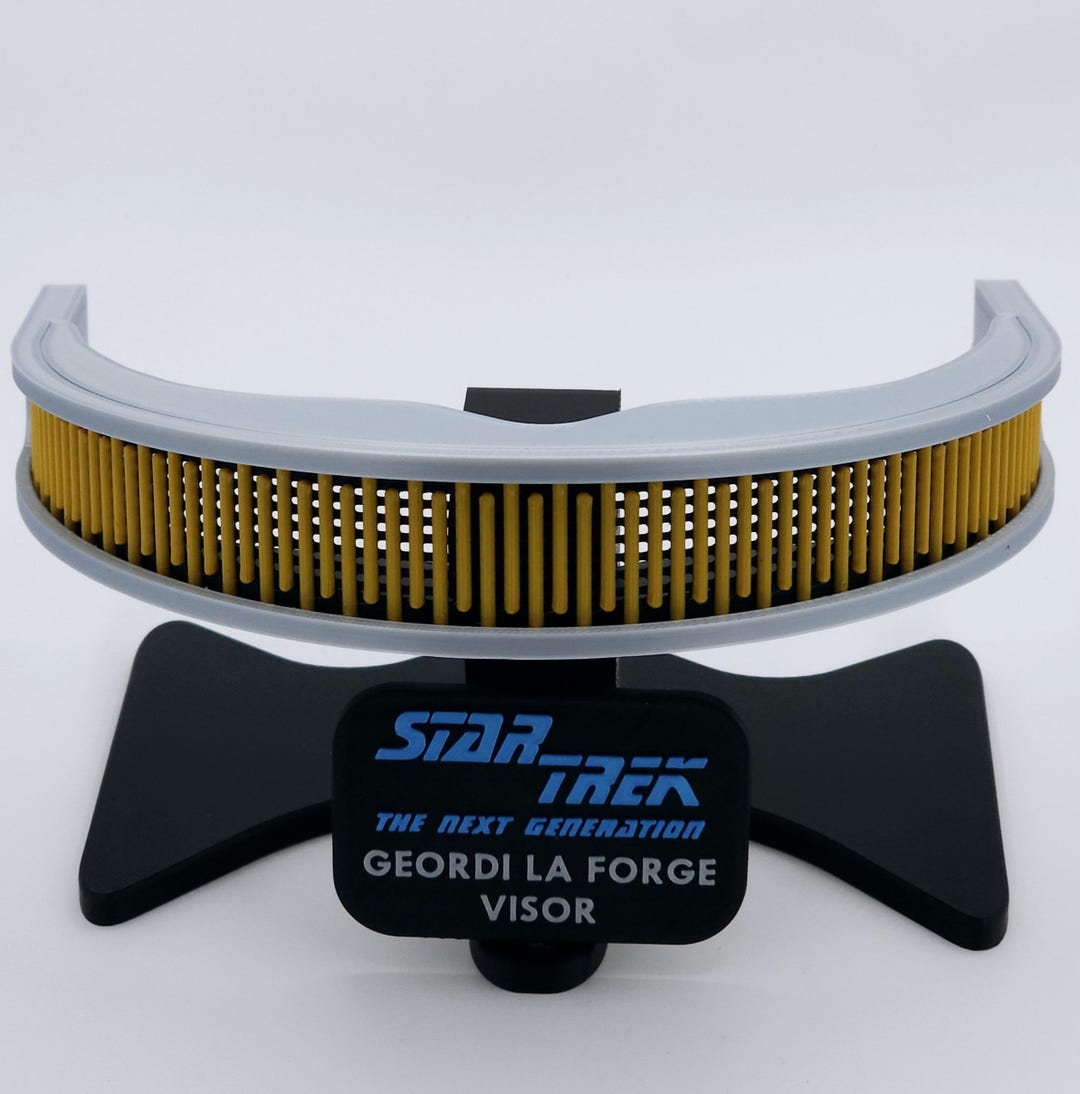 Sci-fi Visor Prop | 3D Printed Cosplay Accessory With Display Stand - Etsy