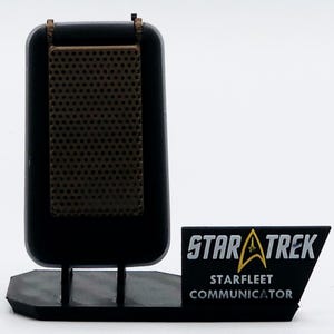 3D Printed Flip-top Communicator Replica With Display Stand - Cosplay ...