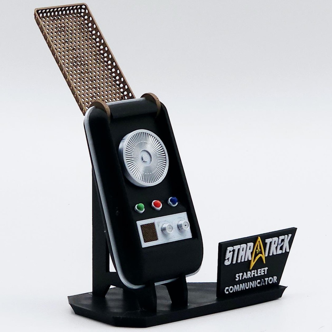 Communicator Replica – 3D Printed Flip-top Prop With Display Stand ...