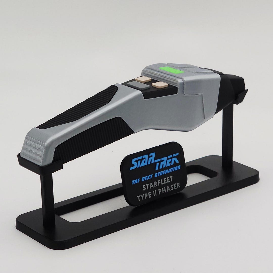 Cobrahead Type 2 Phaser Prop Replica | 3D Printed TNG Hand Phaser With ...