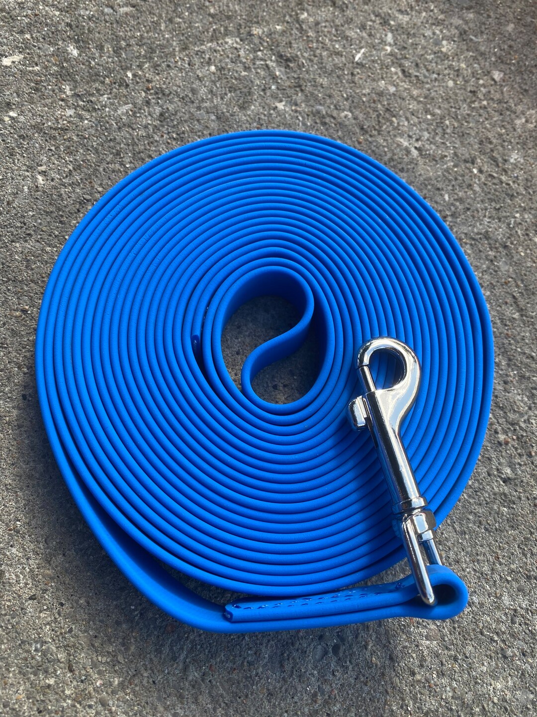 Royal Blue Waterproof Biothane Long Line - Etsy