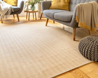 Herringbone Jute Rug - Etsy