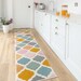 Fun Pastel Multicolour Trellis Rug 3D Carved Super Soft Kids Bedroom ...