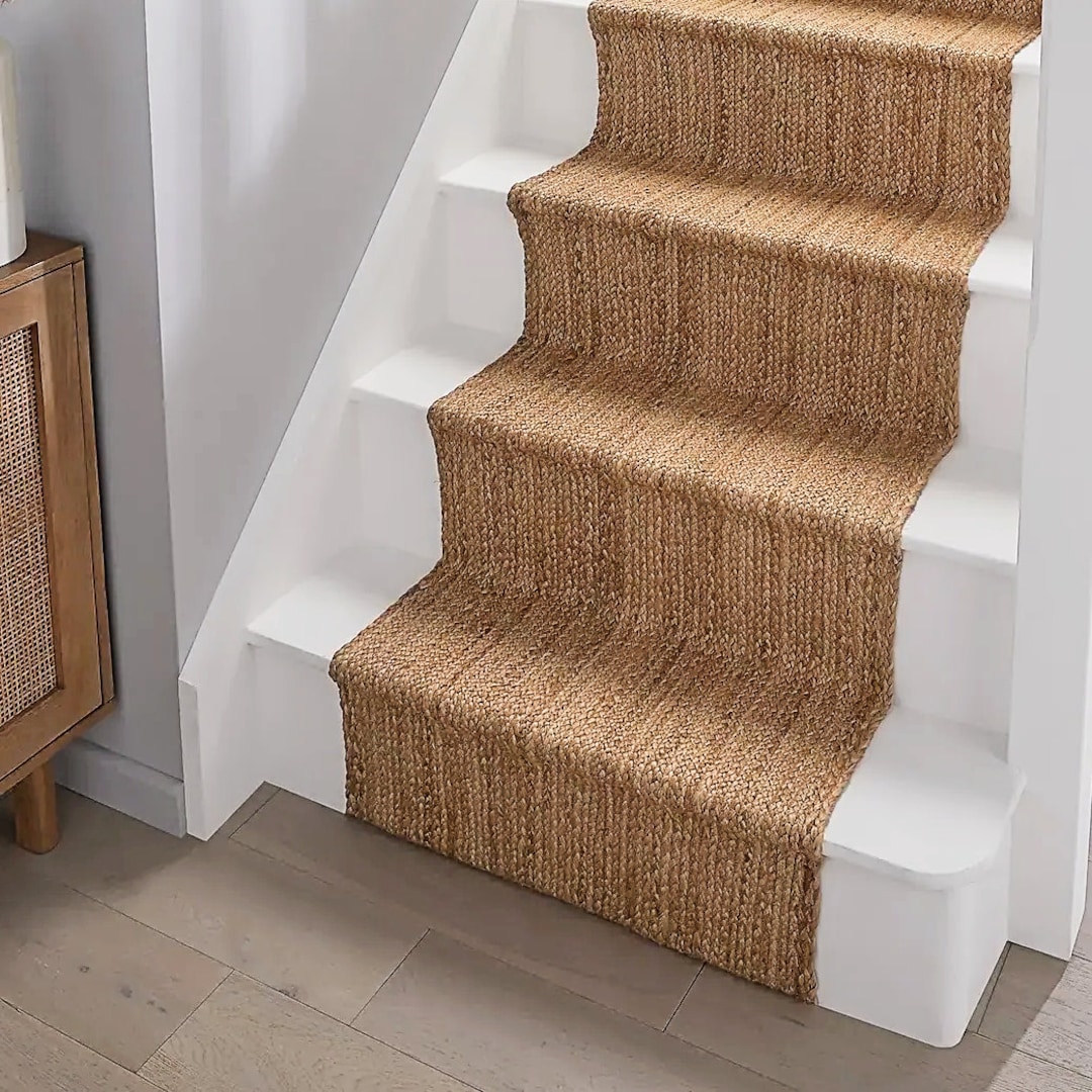 Natural Jute Stair Runner 6 or 8 Metre Extra Long Area Carpet - Etsy UK