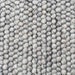 Grey Pebble Textured Wool Living Room Rug Luxury Thick Cosy Bedroom ...
