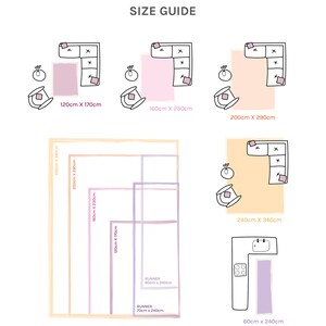 Fun Pastel Multicolour Trellis Rug 3D Carved Super Soft Kids Bedroom ...