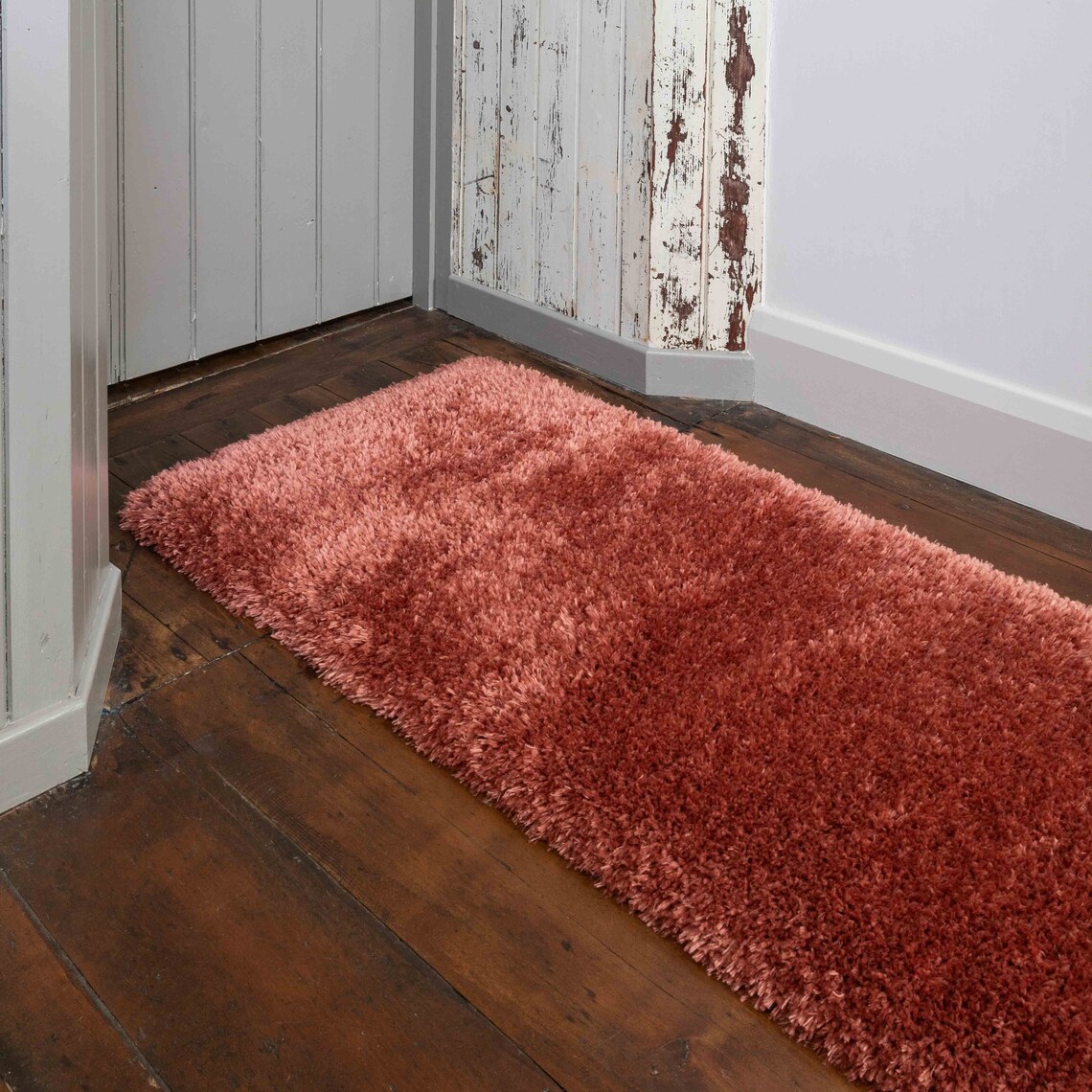 Deluxe Super Thick Terra Shaggy Rug Deep Terracotta Orange - Etsy UK