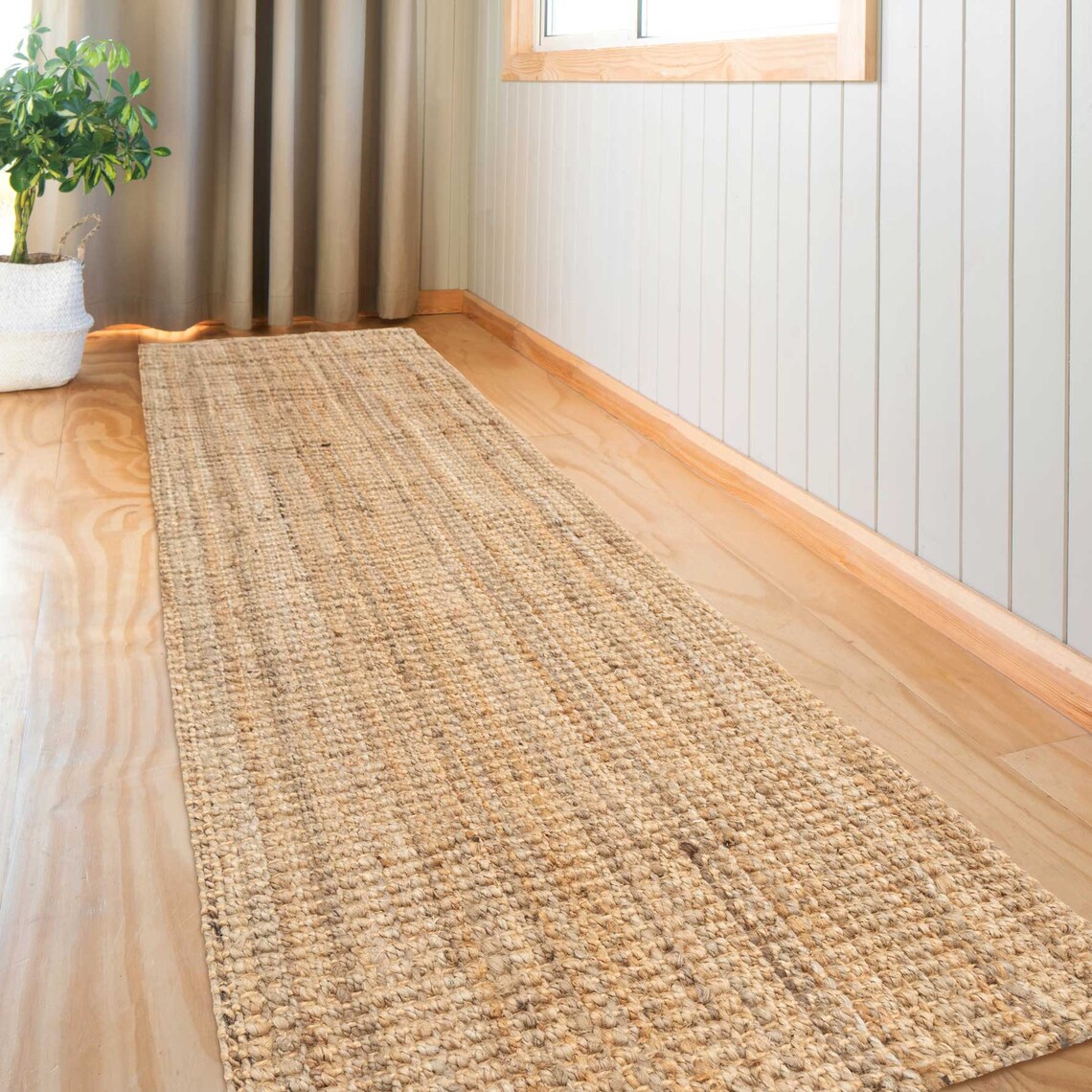 Chunky Natural Boucle Jute Rustic Boho Sisal Living Area Rug - Etsy
