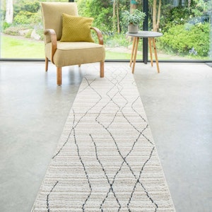 Beige Moroccan Berber Area Rug Greige Textured Trellis Living - Etsy