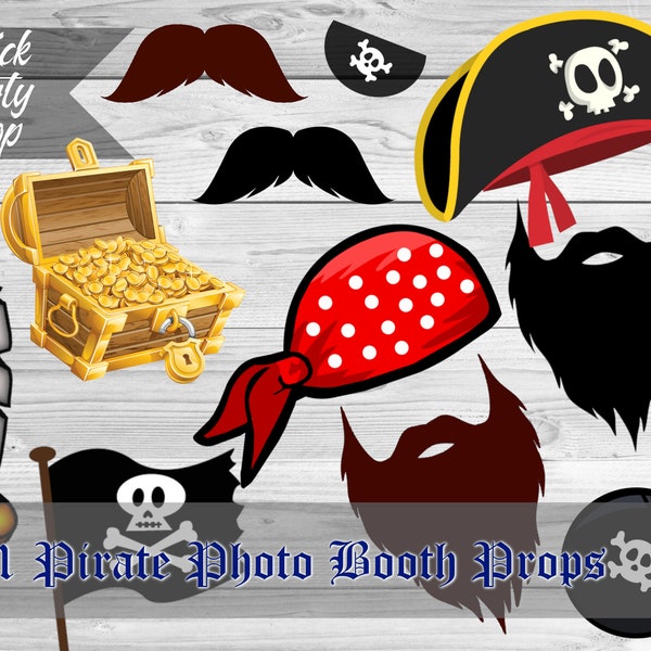Pirate Photo Booth - Etsy