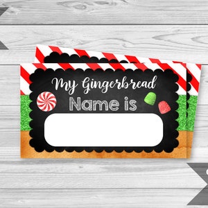 Gingerbread Name Game, What's Your Gingerbread Name, Christmas Party ...