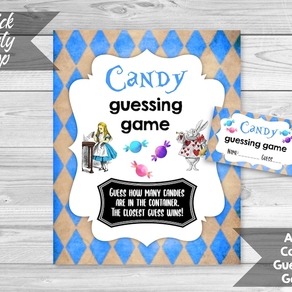 Candy Guess Game - Etsy
