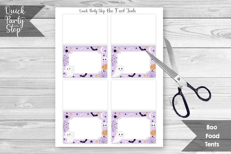 Little Boo Editable Food Tents, Halloween Food Labels, Ghost Baby ...