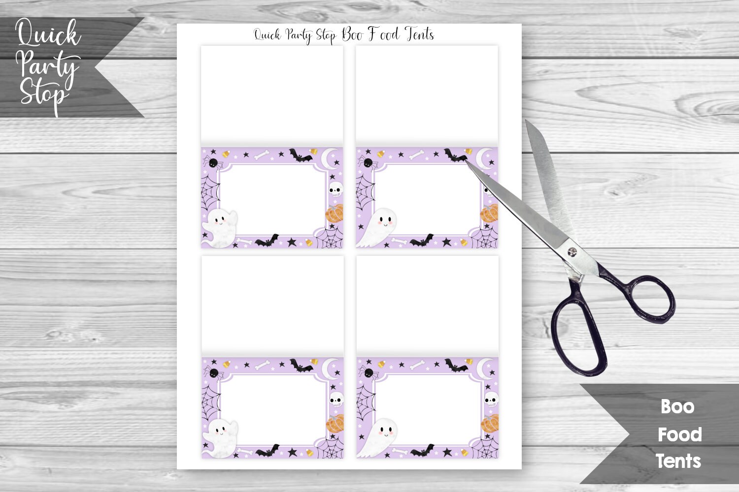 Little Boo Editable Food Tents, Halloween Food Labels, Ghost Baby ...