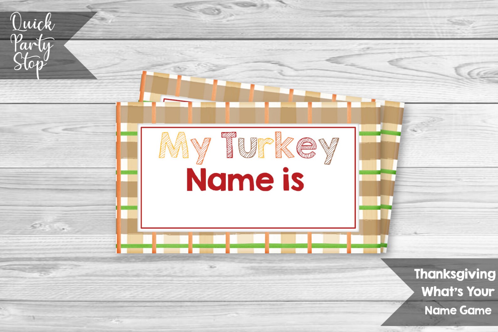 Thanksgiving Name Game, What's Your Turkey Name, Harvest Party Game ...