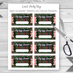 Ugly Sweater Name Game, What's Your Ugly Sweater Name, Christmas Party ...