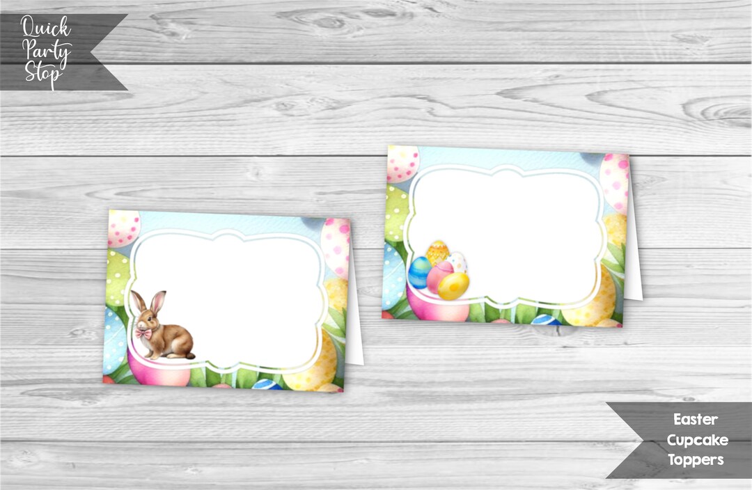 Easter Editable Food Tents, Easter Bunny Food Labels, Easter Printable ...