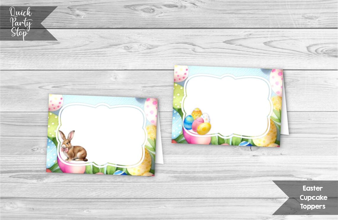 Easter Editable Food Tents, Easter Bunny Food Labels, Easter Printable ...