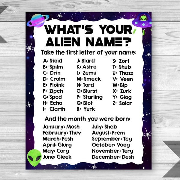 Alien Birthday Party - Etsy