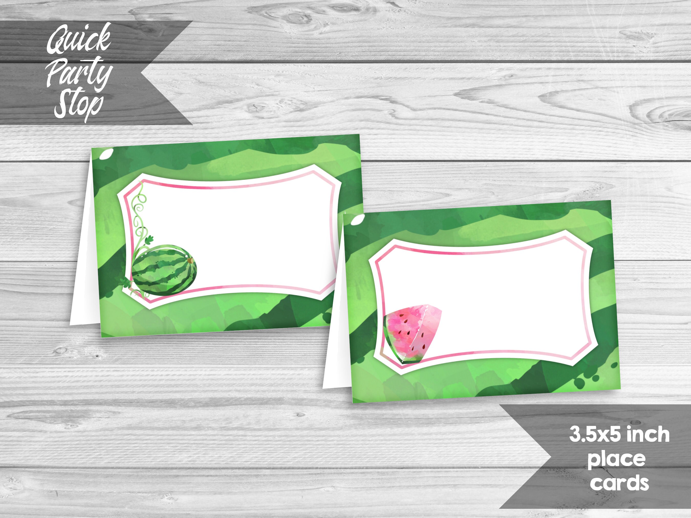 Watermelon Editable Food Tents, Watermelon Food Labels, Watermelon Baby ...