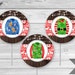 Ugly Sweater Cupcake Toppers, Printable 2 Inch Cupcake Toppers ...