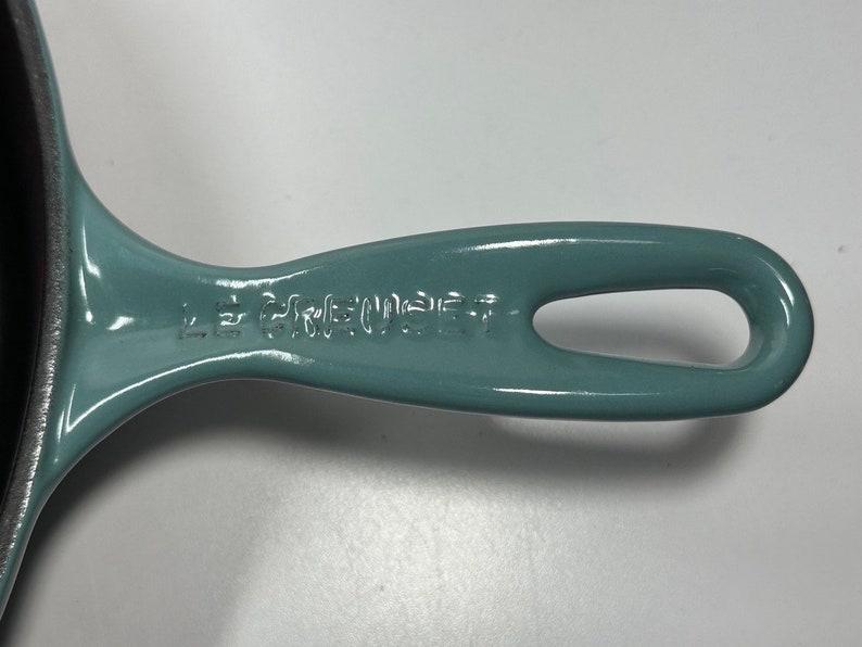 Rare Size Amazing Le Creuset Cast Iron Huge Skillet Pan Signature 34cm ...