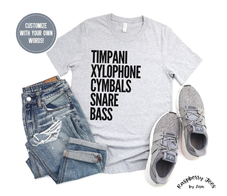 Percussion Shirt, Shirt for Musician, Percussion Student Gift, Gift for ...