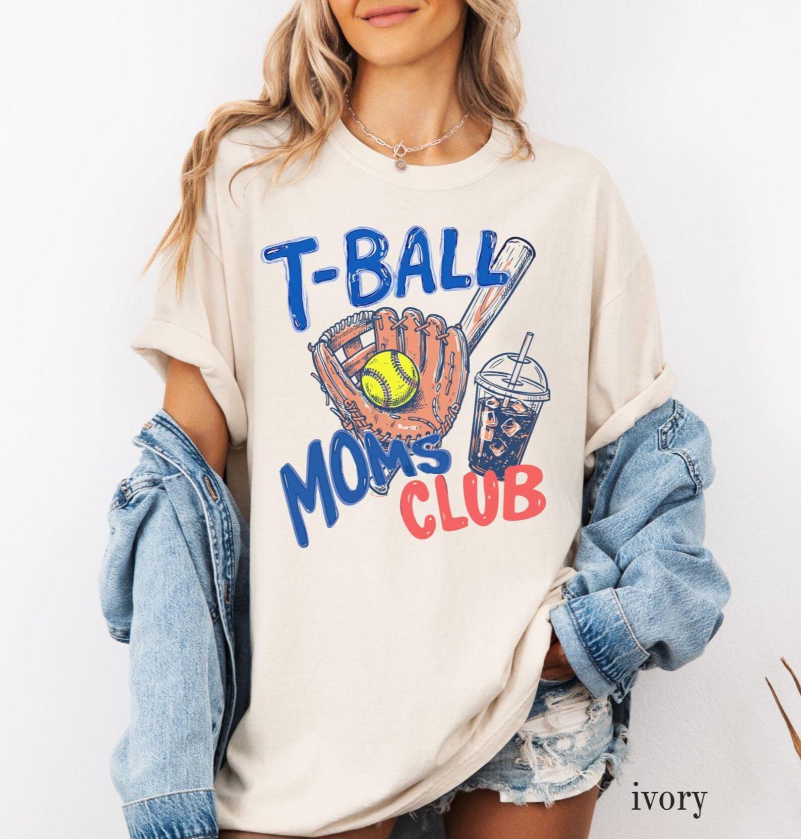 Comfort Colors® T-ball Mom Shirt, T-ball Moms Club T Shirt, Gift for T ...
