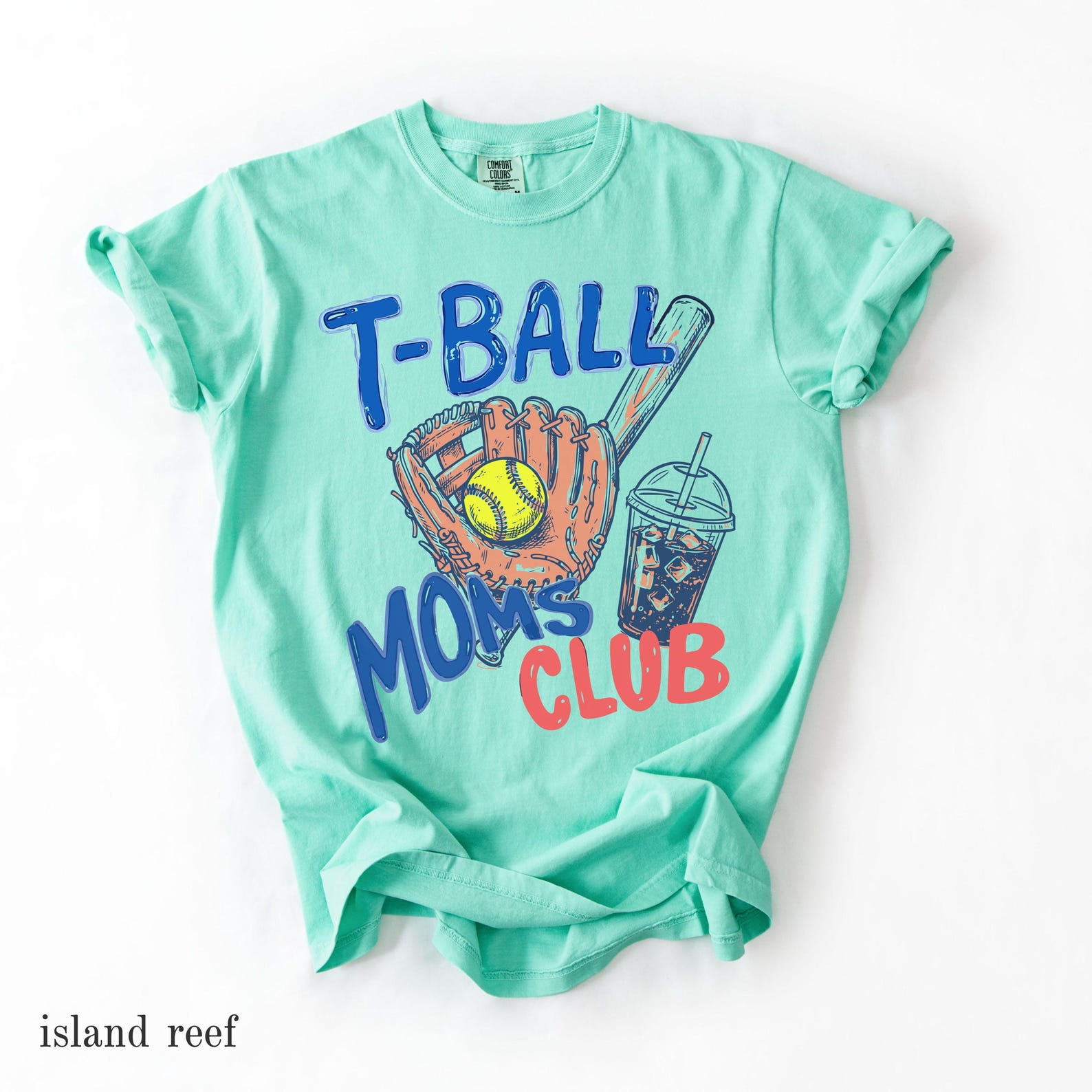 Comfort Colors® T-ball Mom Shirt, T-ball Moms Club T Shirt, Gift for T ...