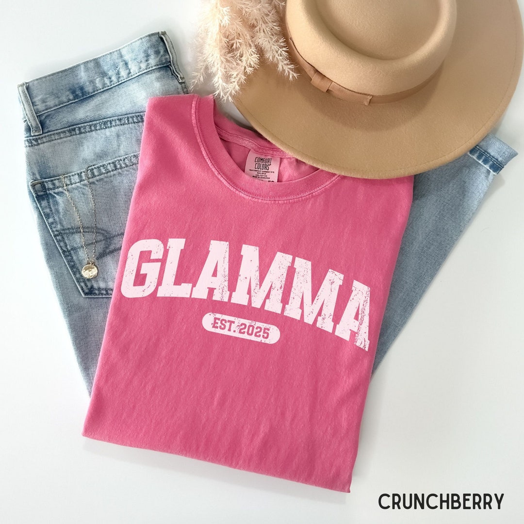 Glamma 2025 Shirt, Comfort Colors Glamma T-shirts, Grandma Shirt for ...