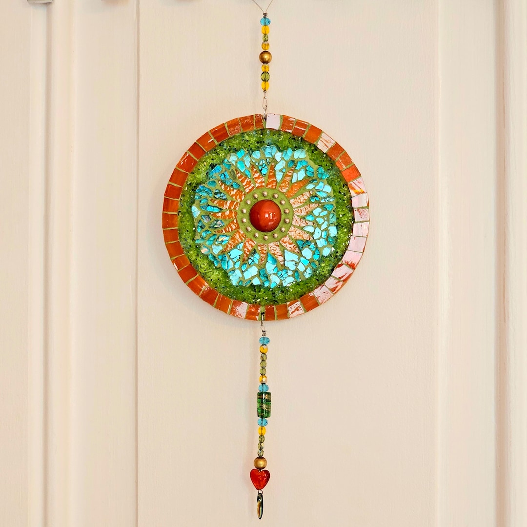 Suncatcher, Suncatcher Wall Glass Mosaic Decor - Etsy
