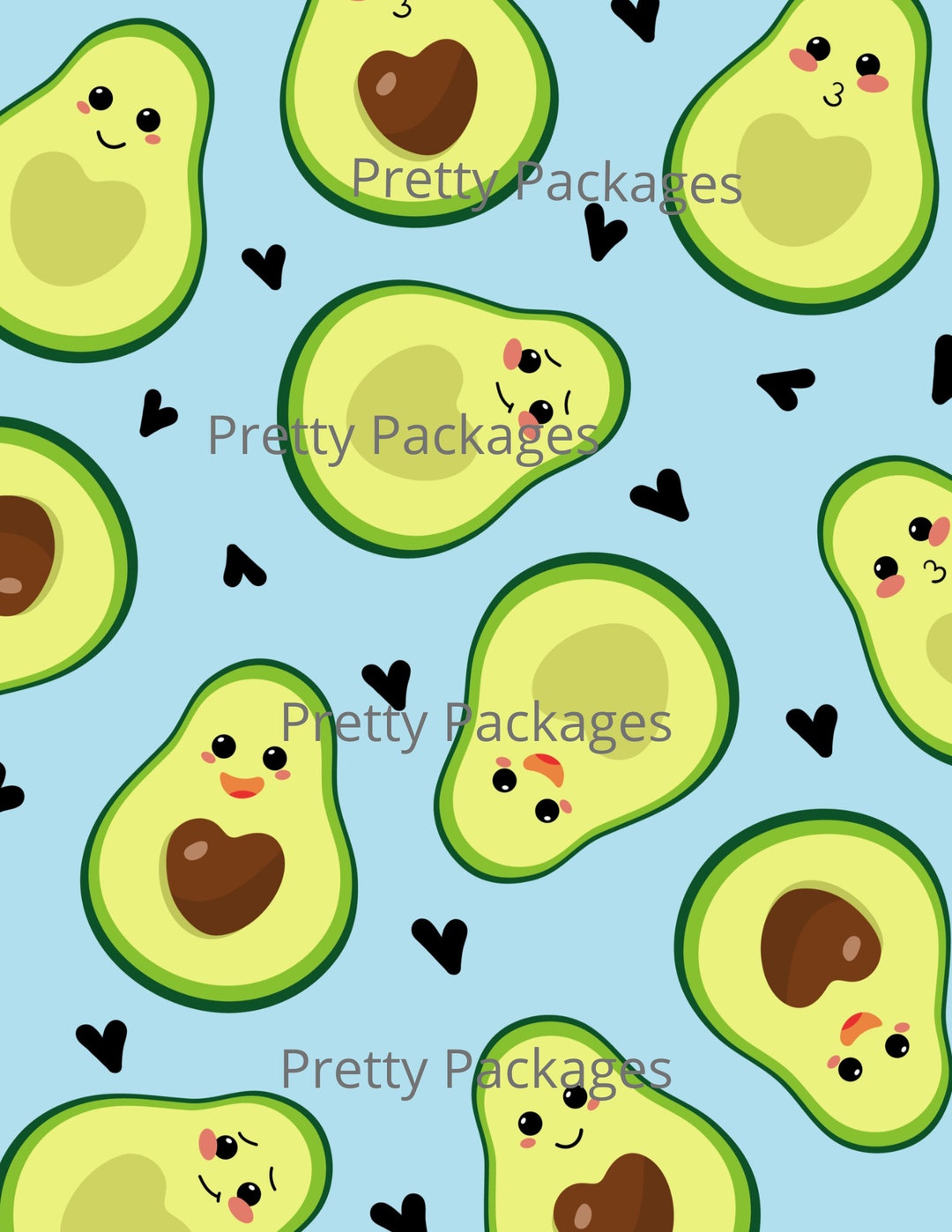 Avocado Wallpaper or Sticker Sheet Instant Digital Download - Etsy