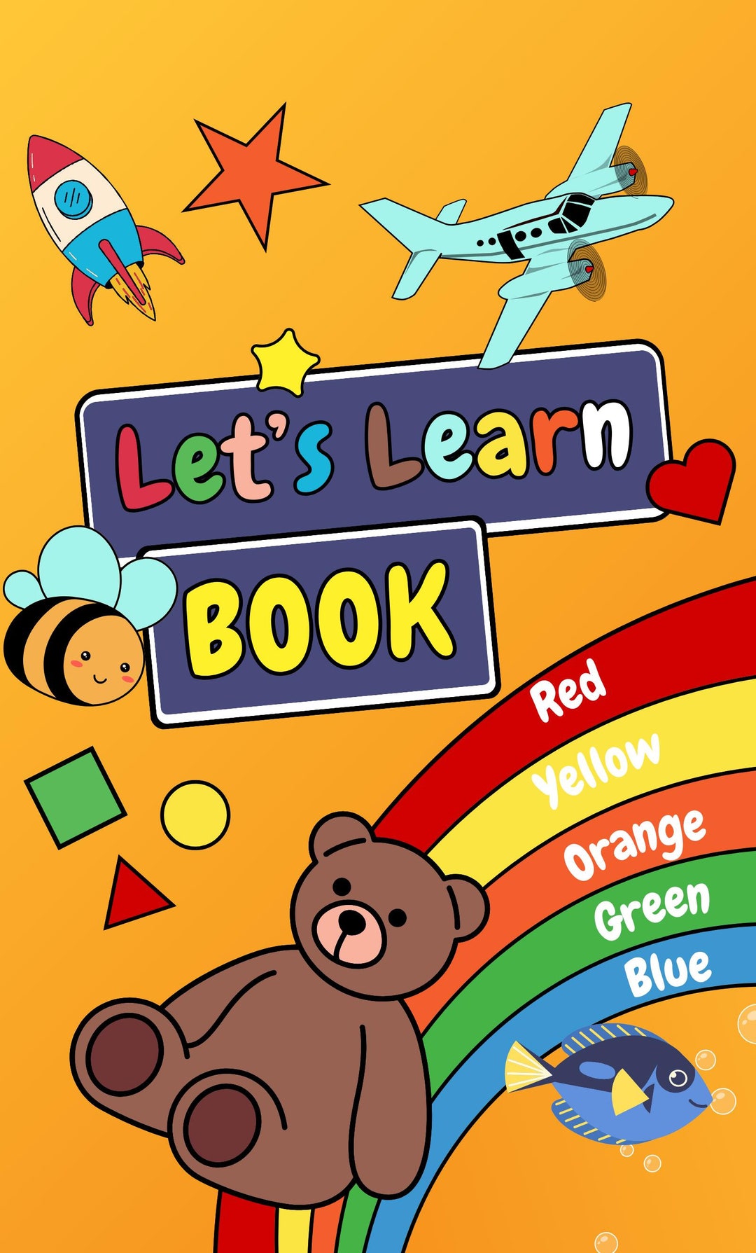 Let's Learn Book 50 Unique Pages Instant Download Stress Relief Art for ...