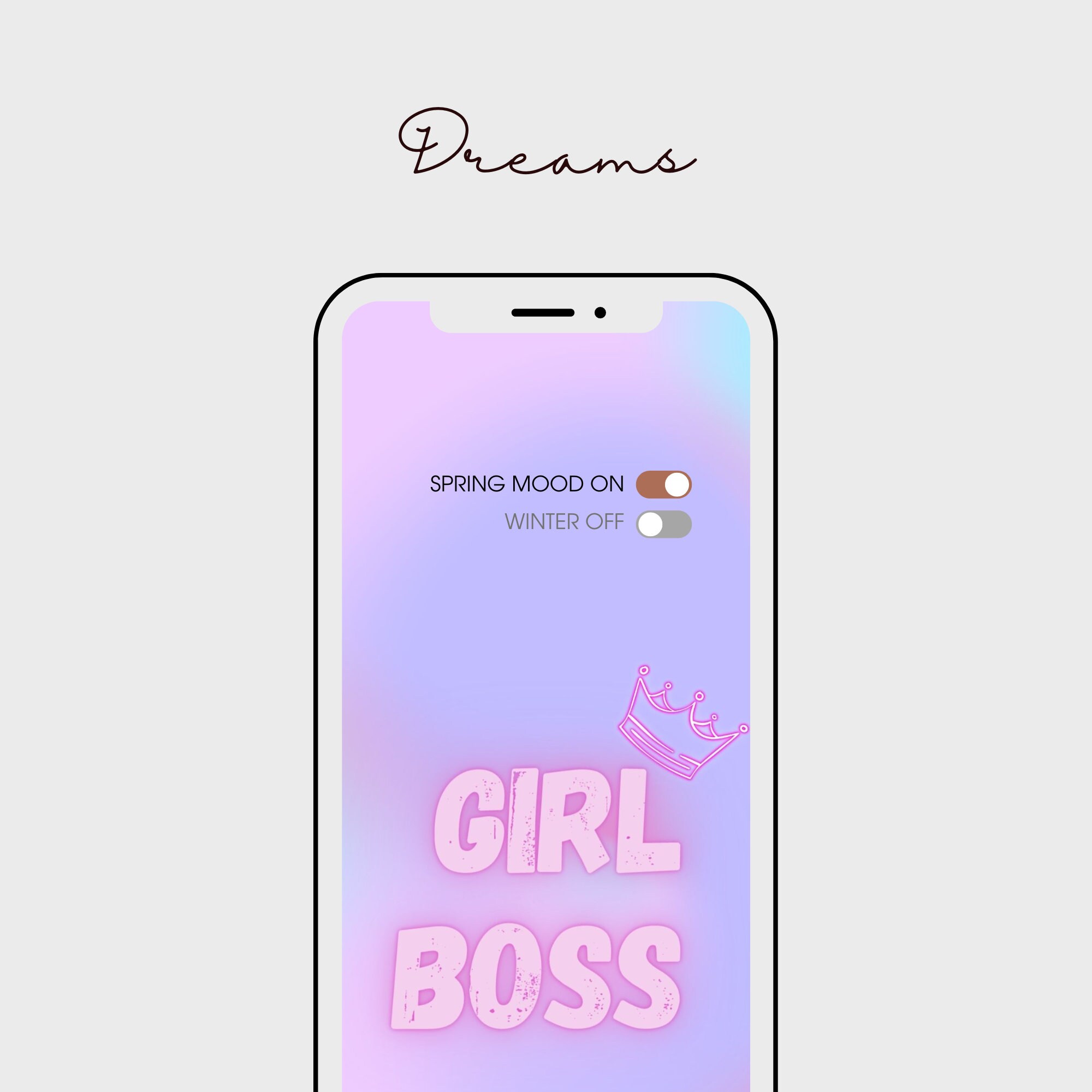 Girl Boss iPhone Wallpaper | Phone Lock Screen Wallpaper | Pastel Pink ...