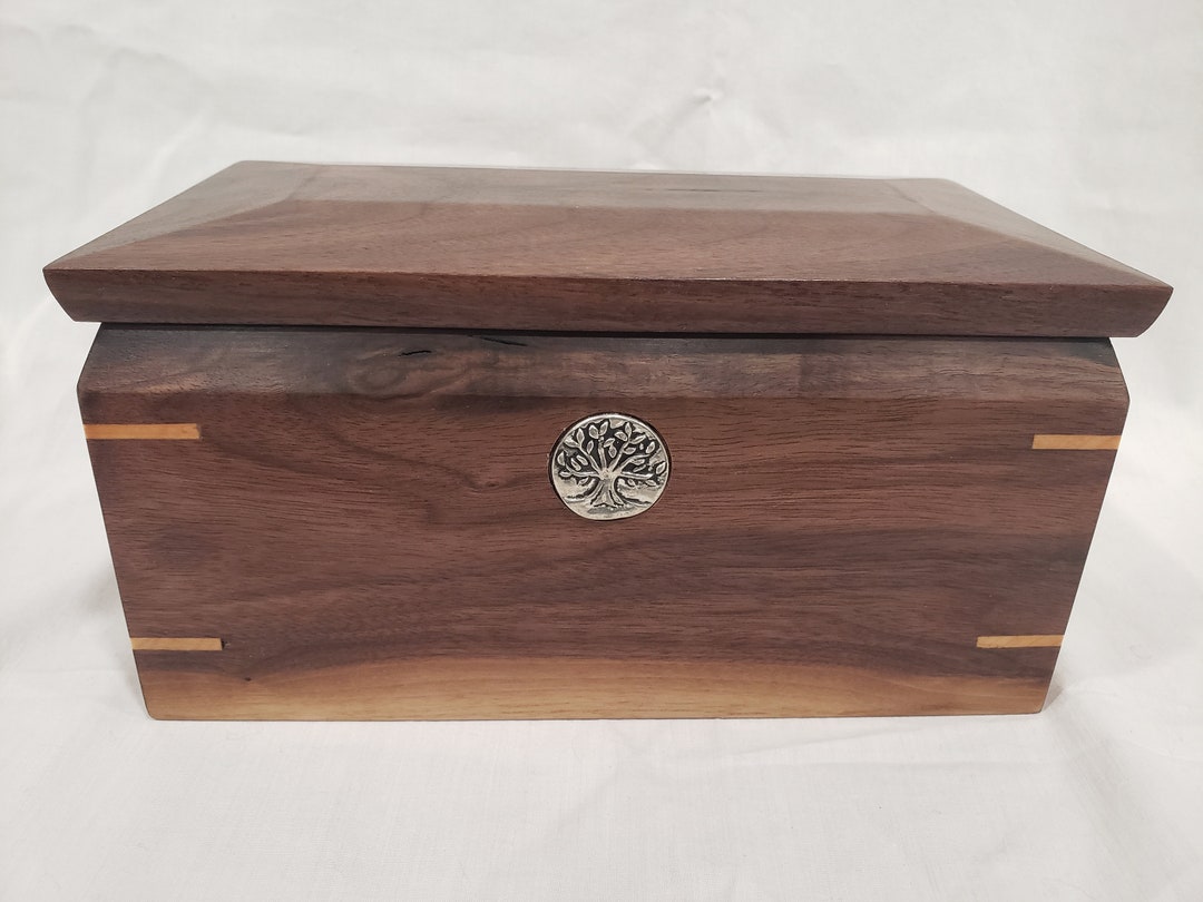 Walnut Wood Urn - Etsy